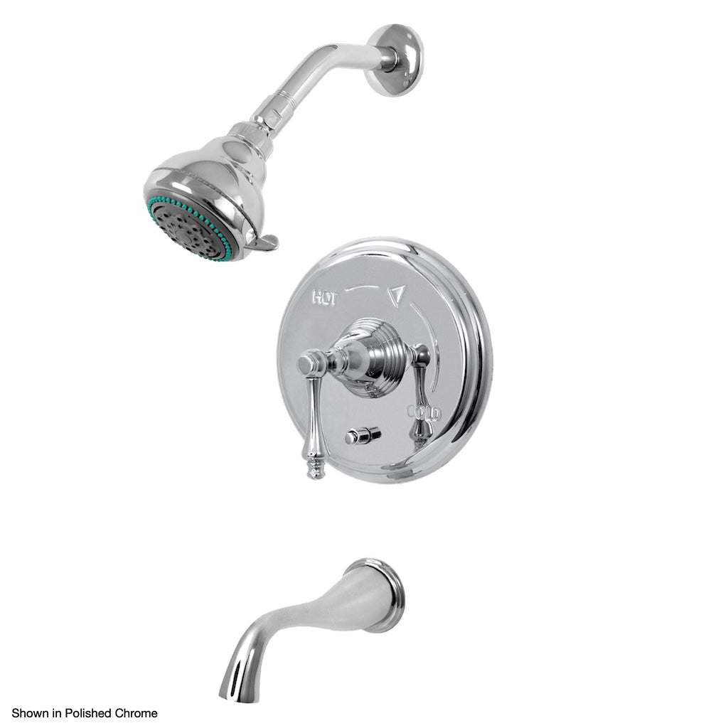 Tempress Valve Pressure Balanced Tub and Shower Set Trim with Montreal ...