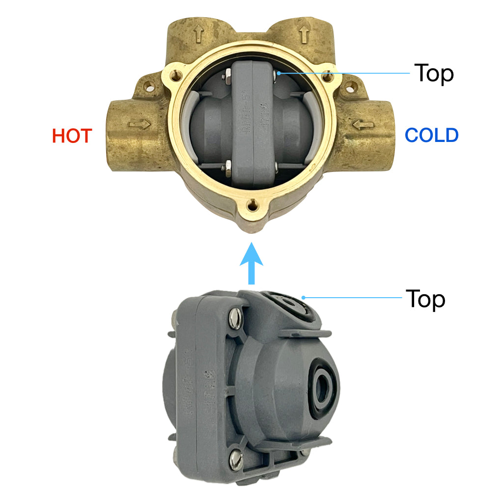 Cartridge for Tempress II Pressure Balance Valve 20 Point 18.30.067 ...