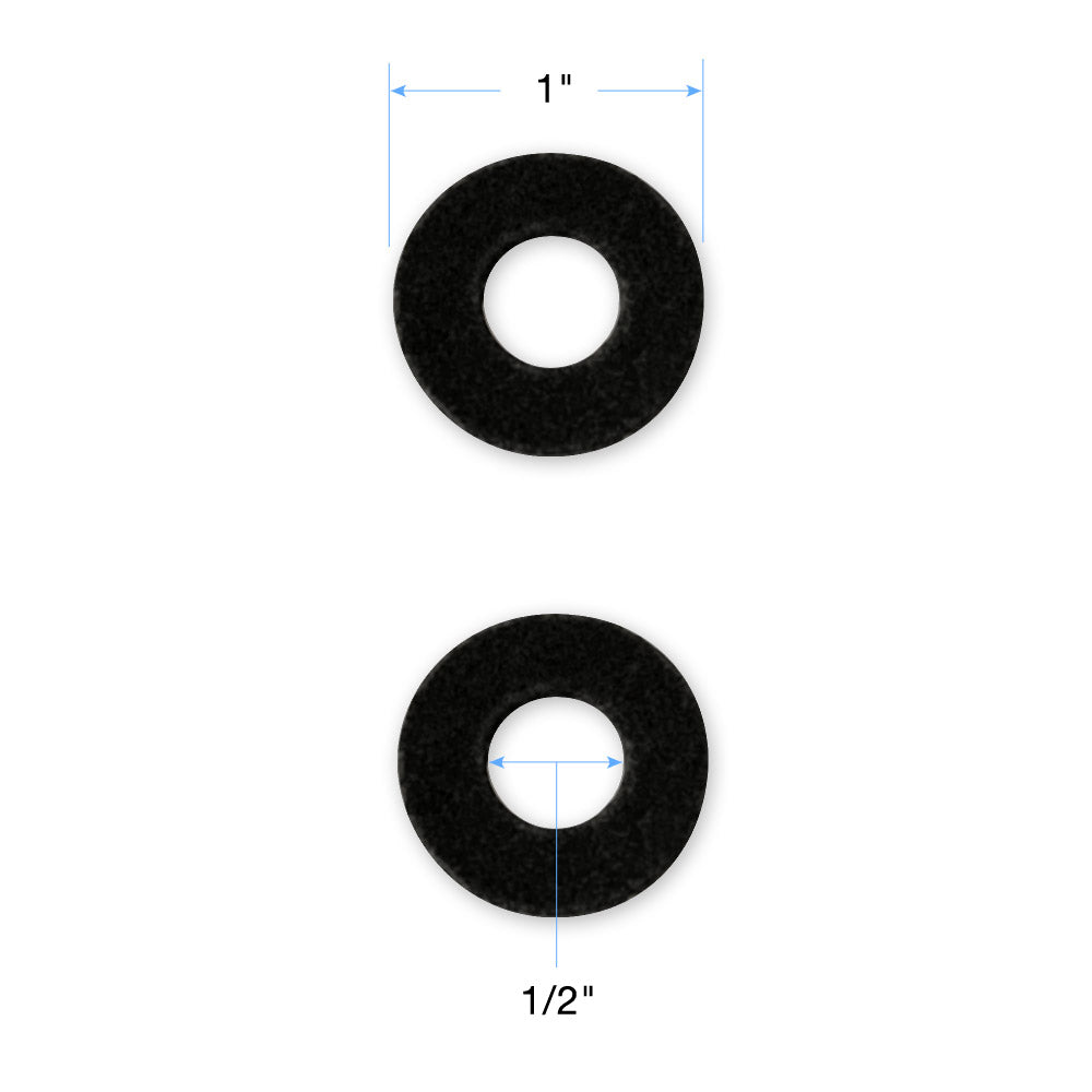 Pair of Cushion Washers for Dual Volume Control Round Shower Valve Tri ...